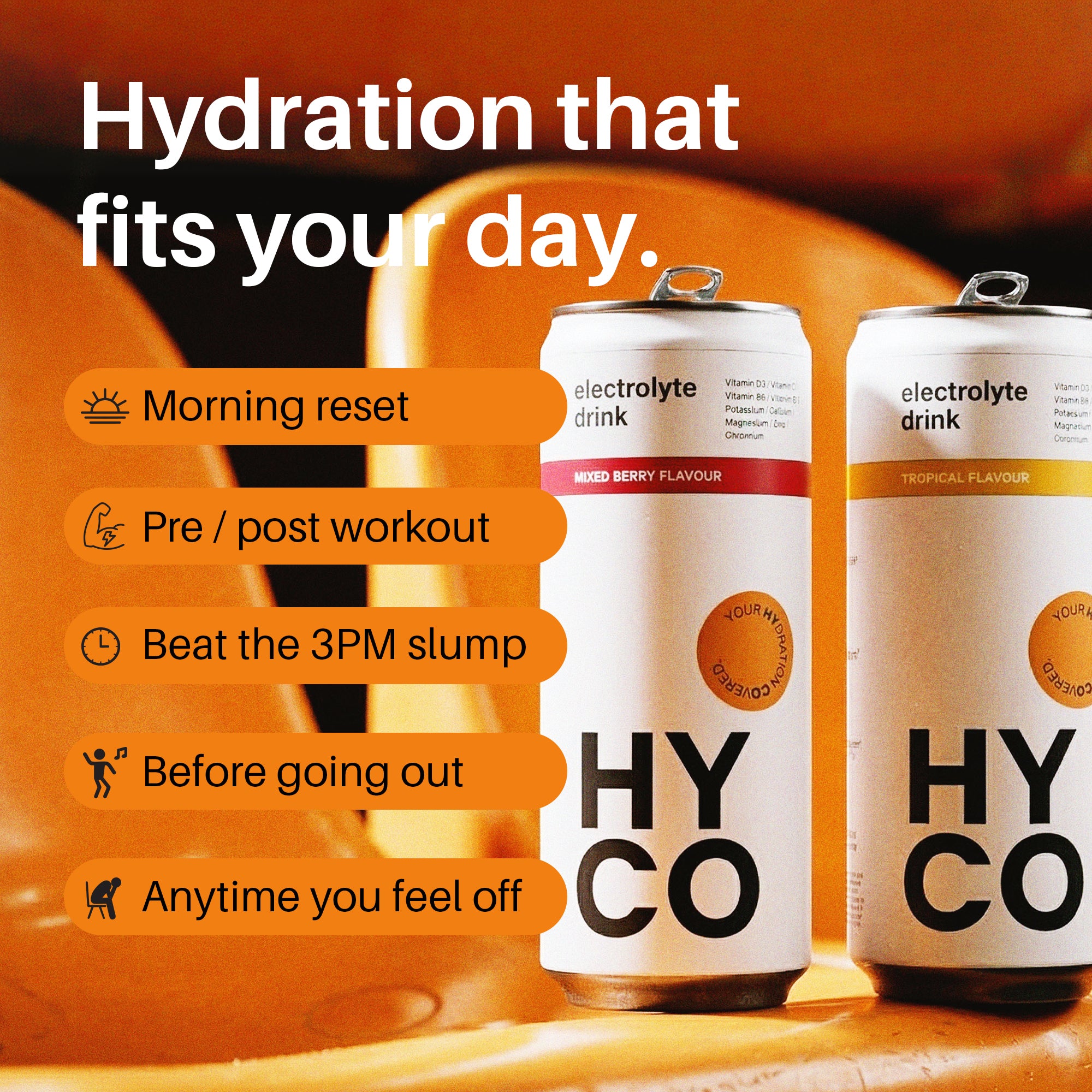HYCO - The Hydration Company. Your Hydration, Covered.